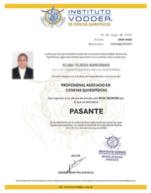 Carta Pasante | Instituto Vodder Online